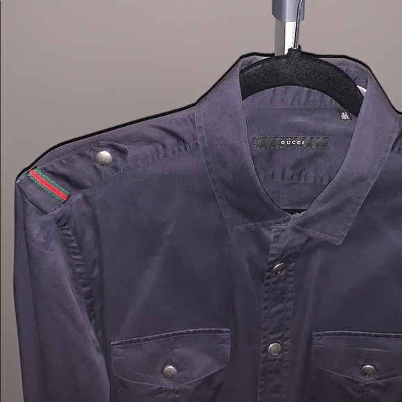 Gucci | Shirts | Mens Gucci Button Up | Poshmark